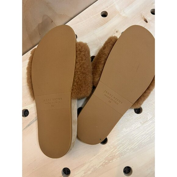 Jenni Kaye | Shoes | Brand New Jenni Kayne Shearling Slide Sandals Size ...
